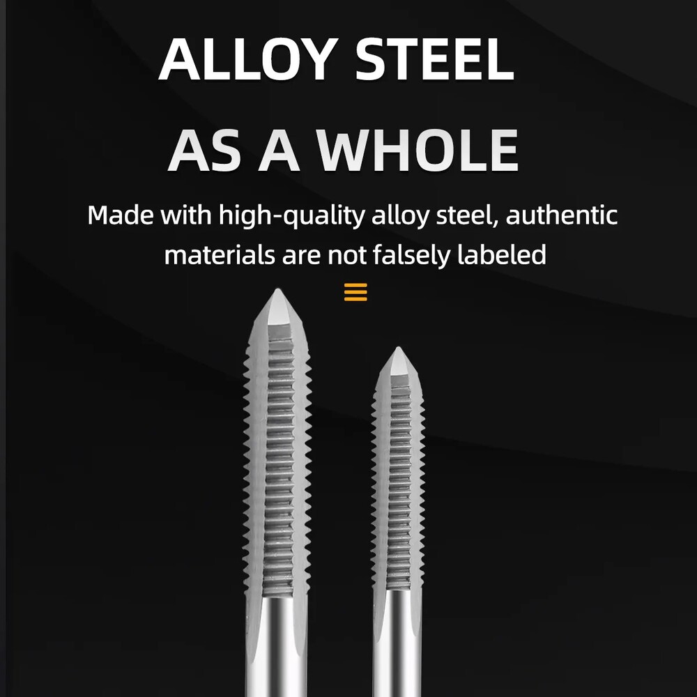 HSS Screw Tap Drill Bit M3-M8 Metric Straight Flute Thread Tap Drill ...