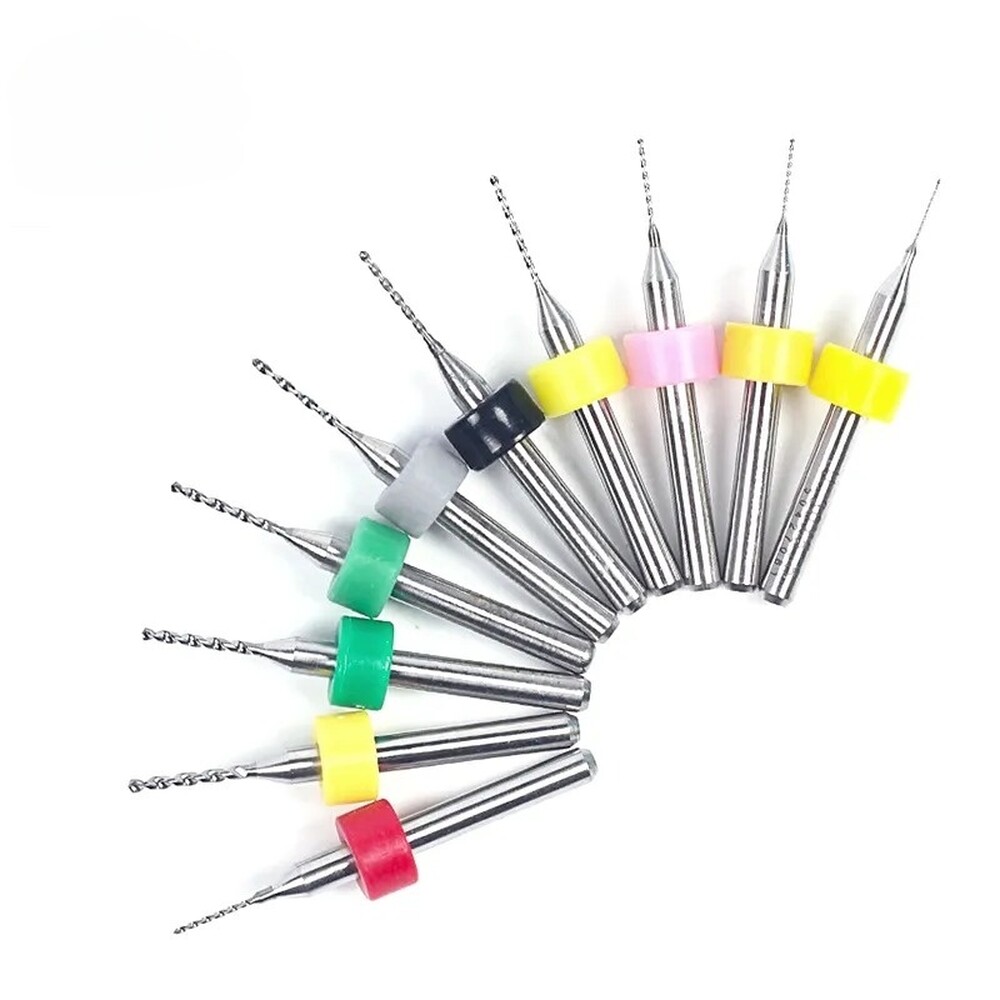 CNC 2.1mm-3.0mm Micro Carbide Drill Bits 3.175 Shank PCB Drill Bit for ...