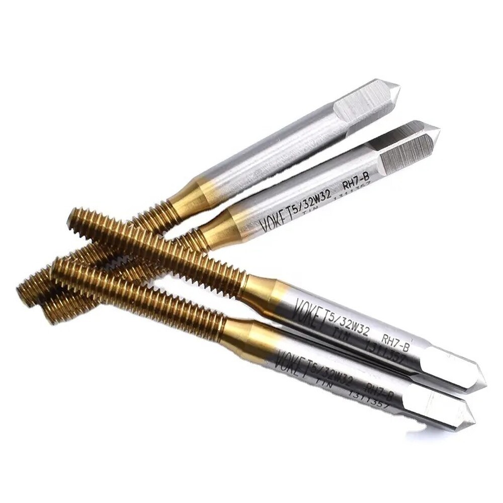 CNC Machine Threading Taps – ISO Metric HSS Tapping Tools M8, M10 ...