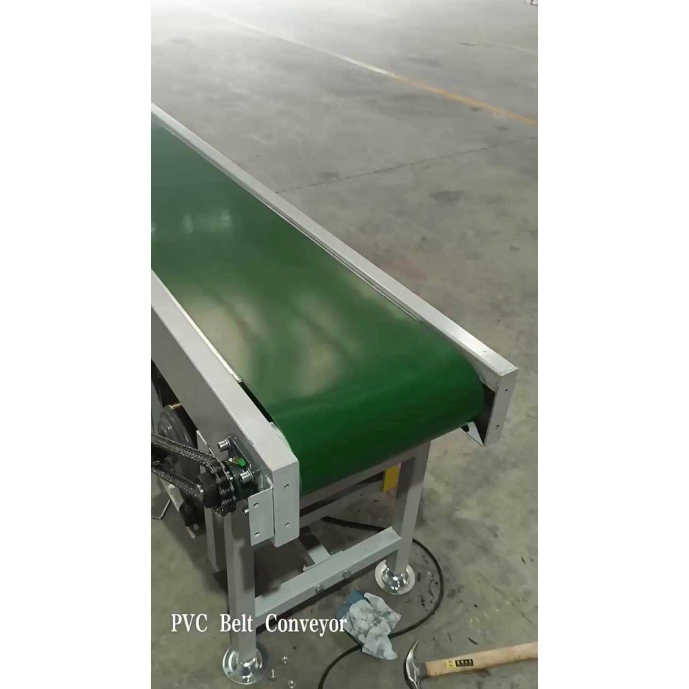 Easy to Clean Speed Controlled Anti-Slip Assembly Line Belt Conveyor Belt