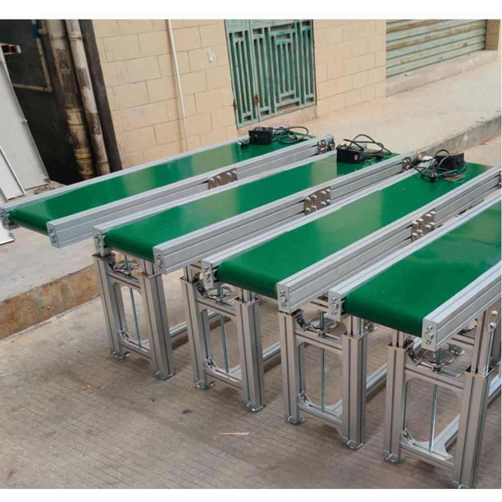 Easy to Clean Speed Controlled Anti-Slip Assembly Line Belt Conveyor Belt