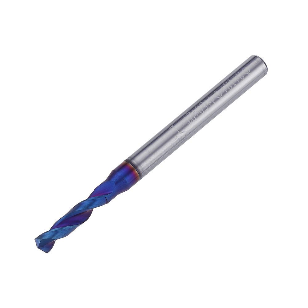 HRC65 Tungsten Steel Twist Drill Bit 2 Flutes 1-7mm 118 Degree ...