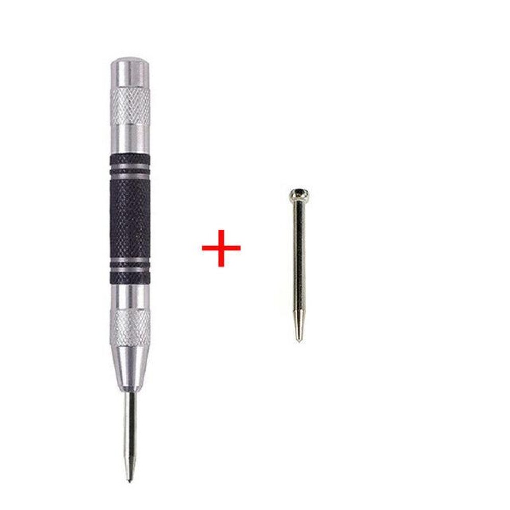 Automatic Center Pin Punch Spring Loaded Marking Starting Holes Tool
