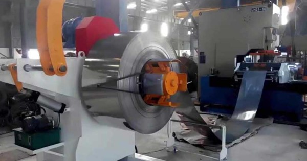 2 In 1 Manual Decoiling Machine Metal Stainless Steel Sheet Metal ...