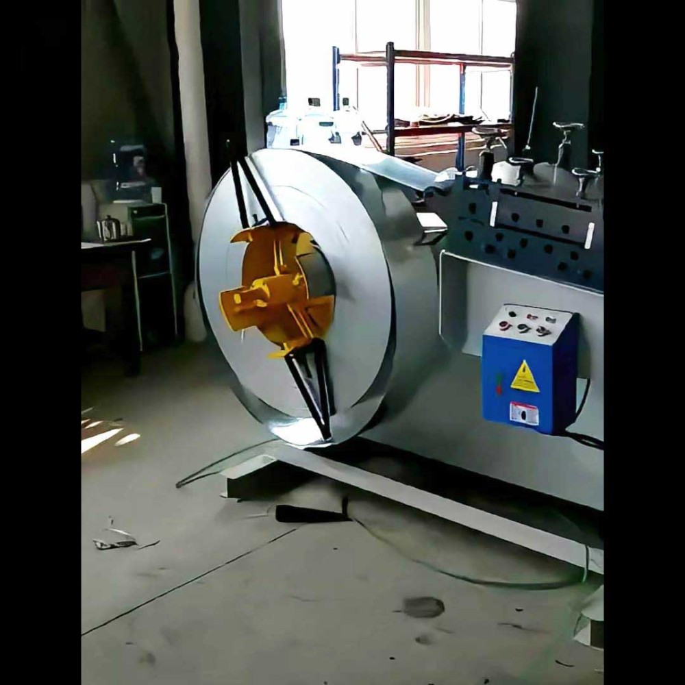 Hydraulic Decoiler Coil Strip Straightener Machine 1 set