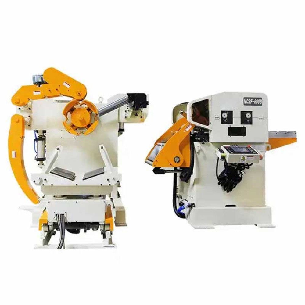 3 In 1 NC Servo Feeder combination Roll Feeding Leveling Machine Straightener and Uncoiler For ...