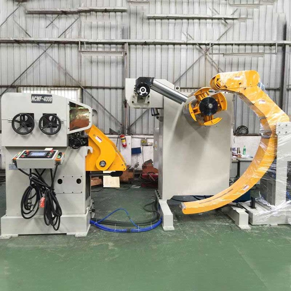 3 In 1 NC Servo Feeder Flattening Machine Material Frame Roller Feed ...