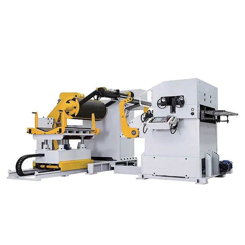 3 In 1 NC Servo Feeder Machine Line Roll Feeding Leveling Machine Straightener and Uncoiler For ...