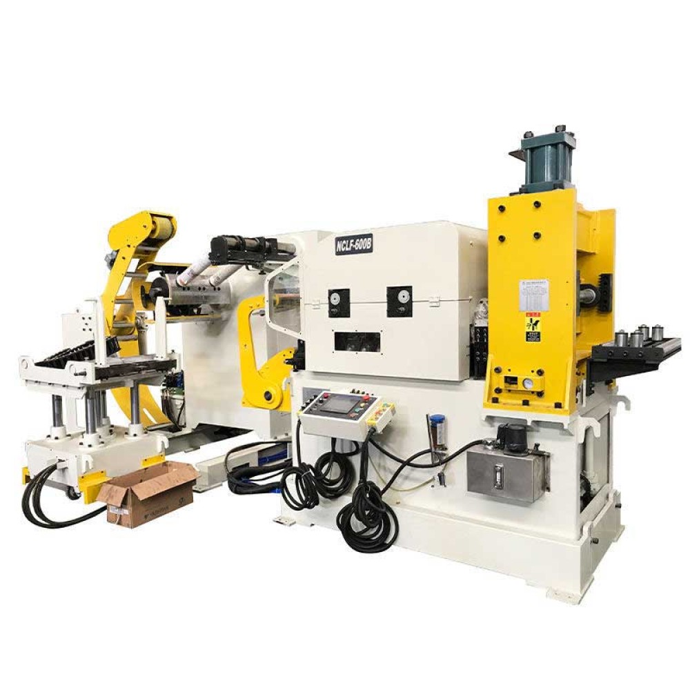 3 In 1 Nc Servo Roll Feeder Straightening Decoiler Straightener Machine ...