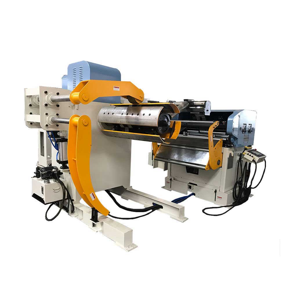 Automatic Sheet Metal Straightening Machine Uncoiler and Servo Roll ...