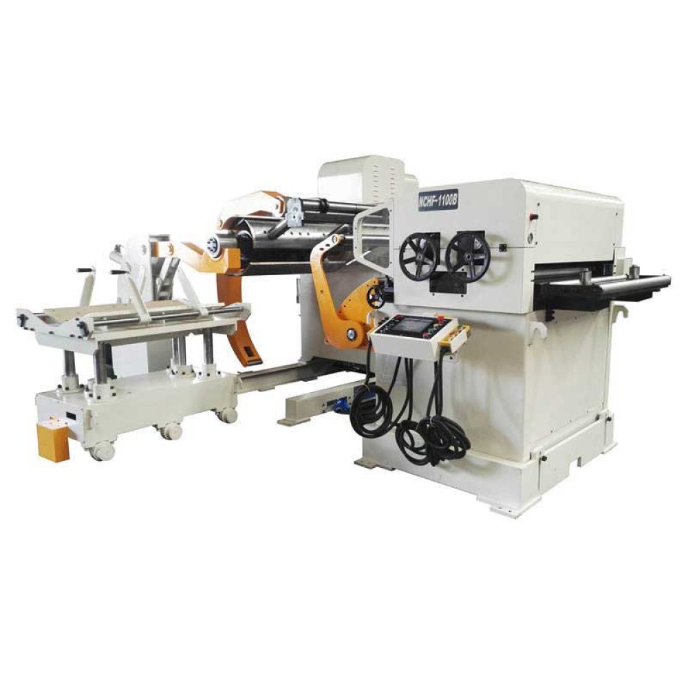Automatic Sheet Metal Straightening Machine Uncoiler and Servo Roll ...