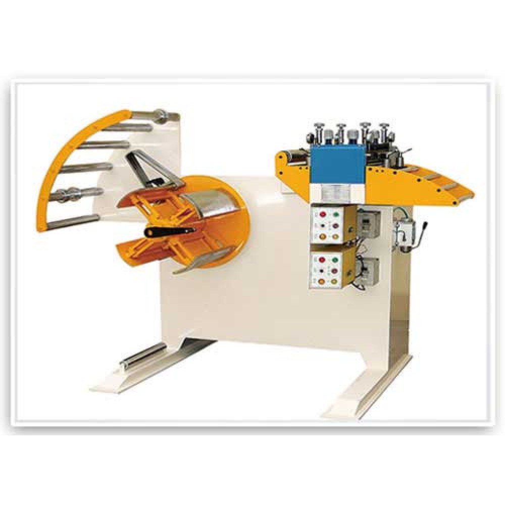 GO-300B series metal sheet decoiler and leveler 2 in 1 machine