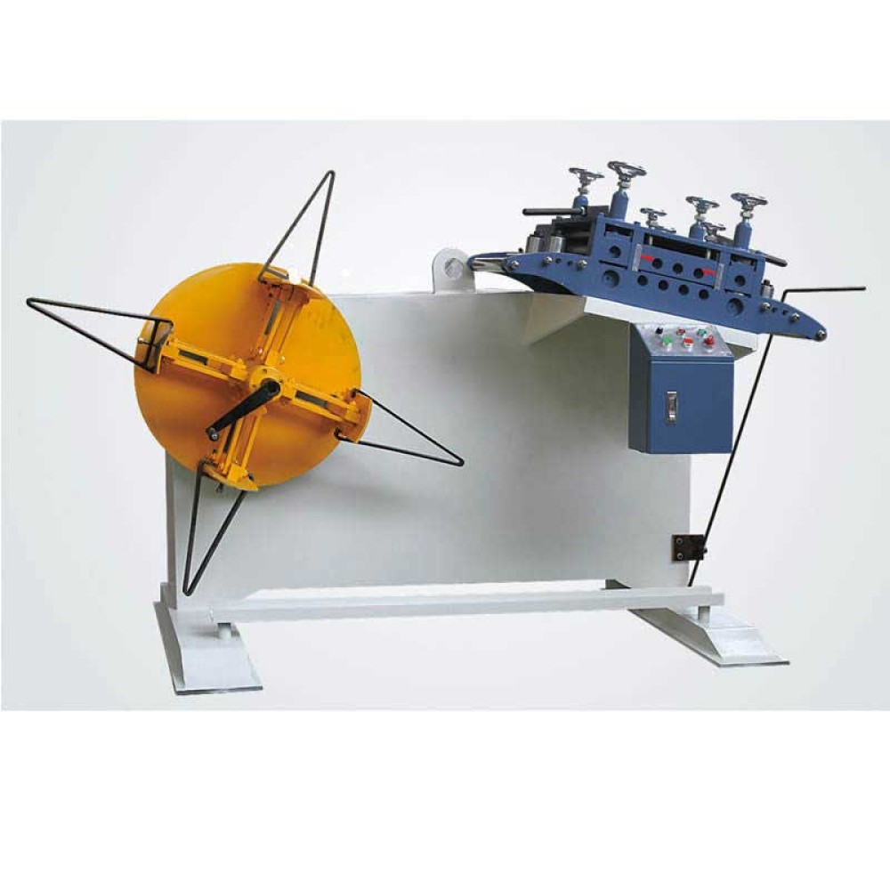 High performance Decoiler and straightener 2 in 1 machine for 400mm ...