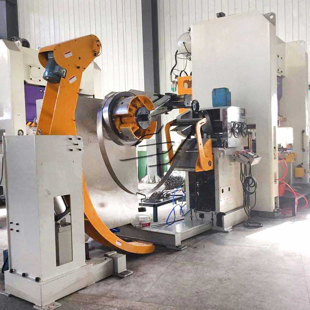 High precision sheet metal uncoiler flattening machine and nc feeder ...
