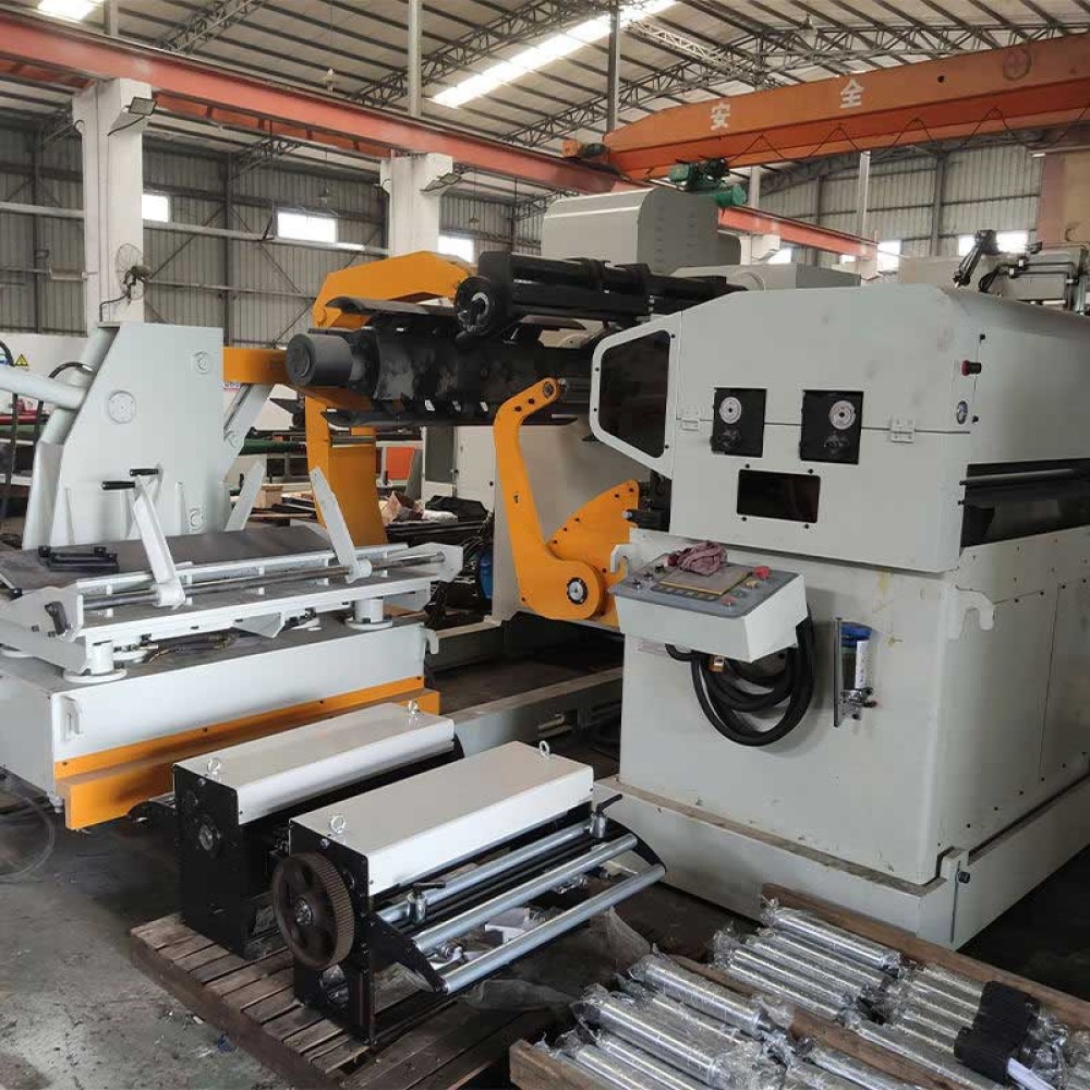 Metal Sheet Coil Straightener Leveling Machine For Steel Coil Decoiling Machine Hydraulic ...