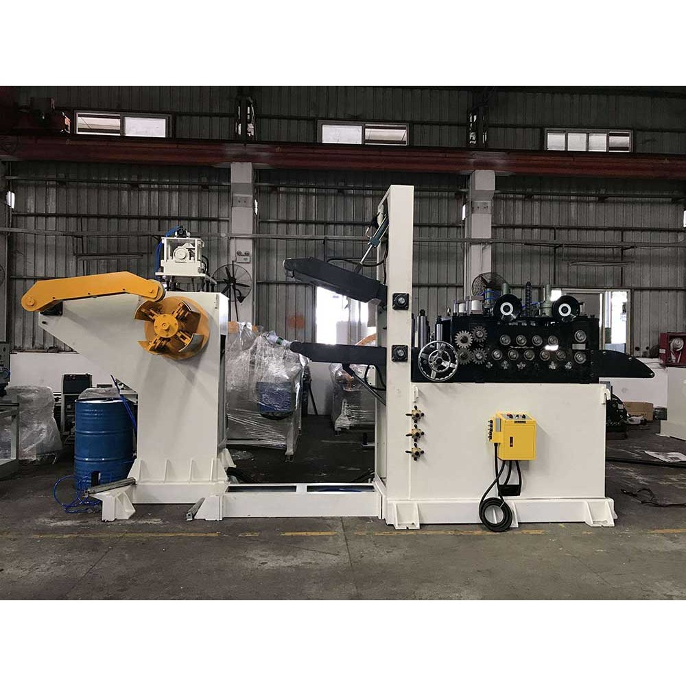 metal sheet uncoiler machine and Leveling machine 2 in 1 leveler for ...