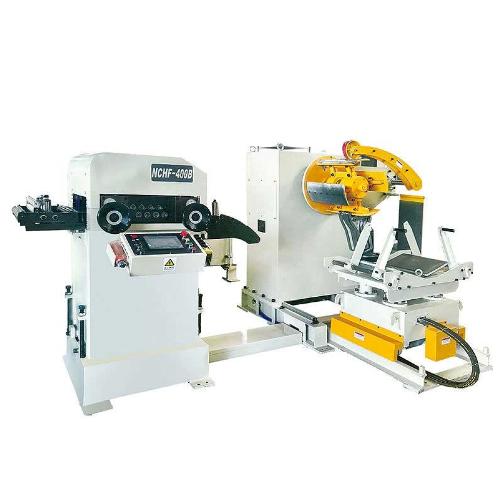 NC Feeder Sheet Metal Coiling Straightening Machine 3 In 1 Decoiler ...