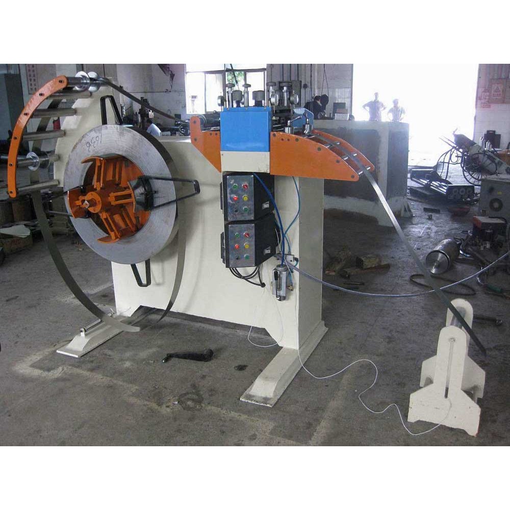 OEM 400mm Width Steel Coil Unwinding and Roll Wheel Straightening Machine
