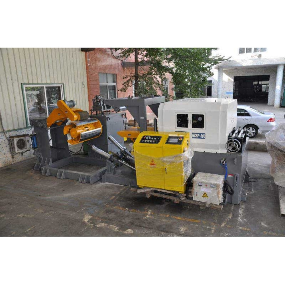 thick metal steel strip servo roller decoiler straightener feeder 3 in ...