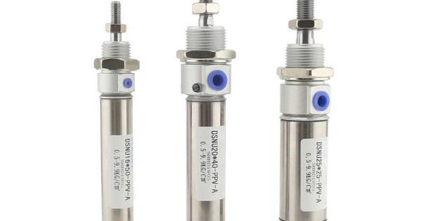 Series Pneumatic Components Stainless Steel Small Cylinders With 1 Year ...