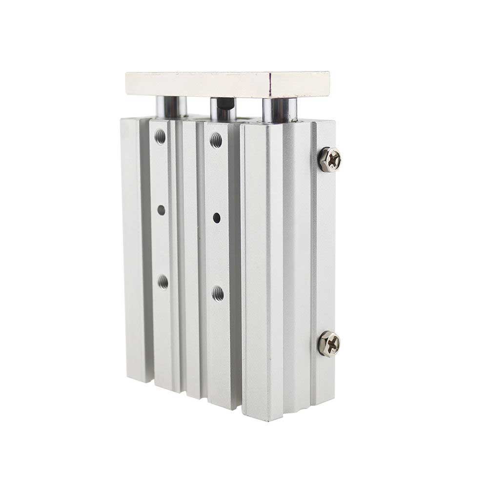 Sample Available MGPM Series Slide Bearing Double Acting Aluminum Three ...
