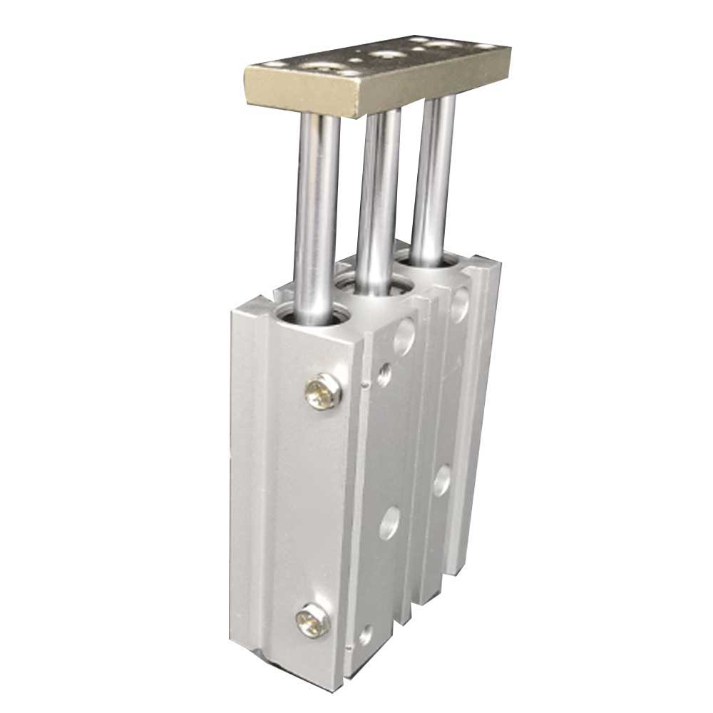 Sample Available MGPM Series Slide Bearing Double Acting Aluminum Three ...