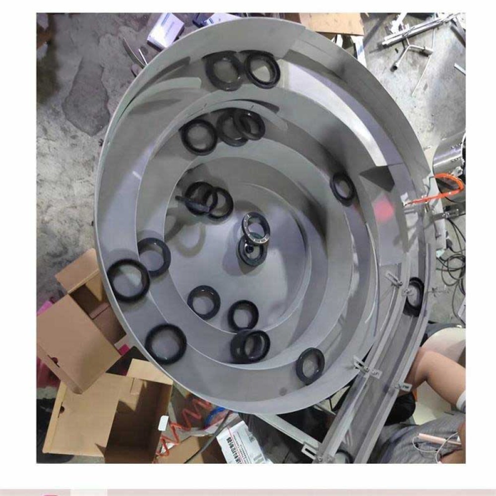 Automated linear feeder parts rotary screw vibration bowl feeder