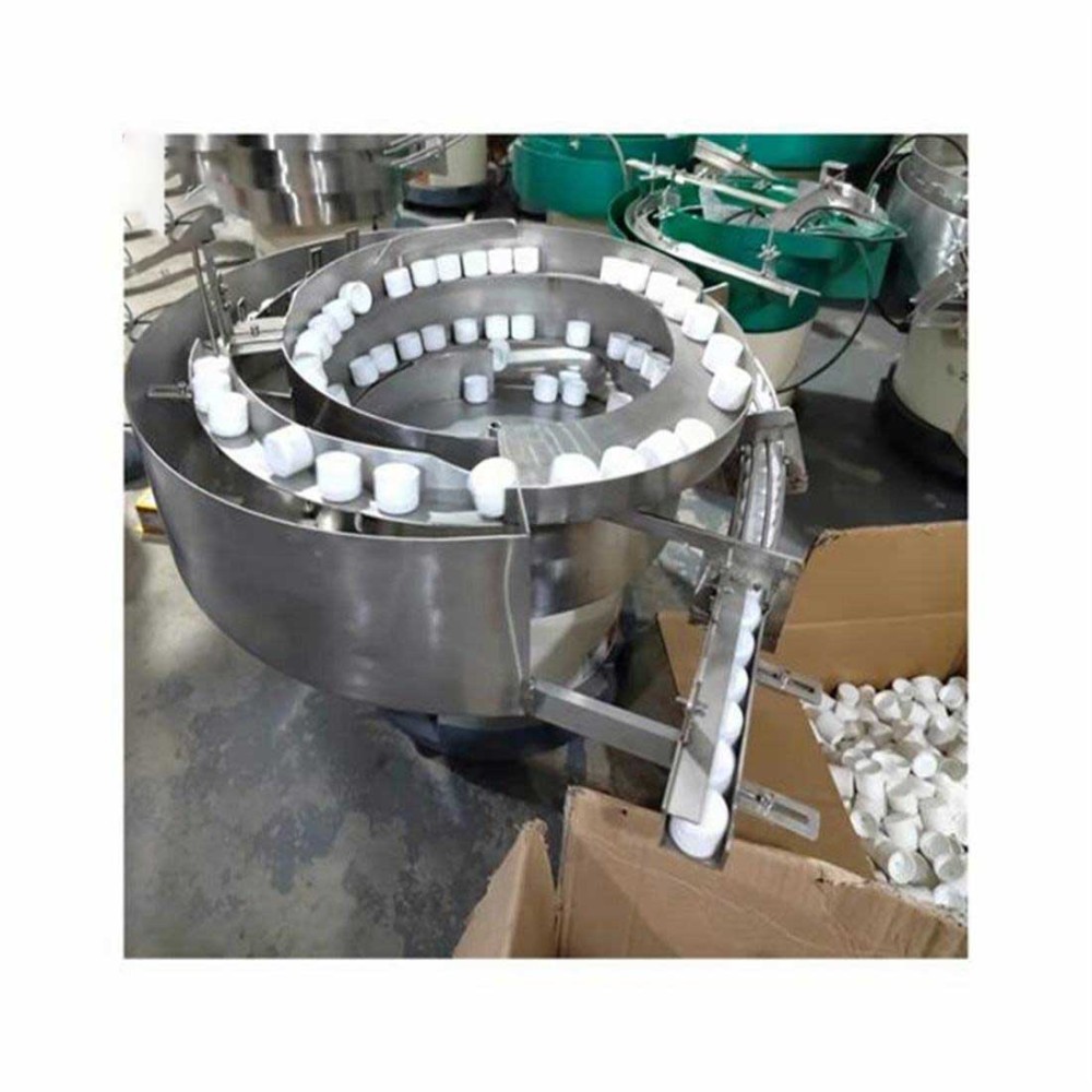 Automated linear feeder parts rotary screw vibration bowl feeder