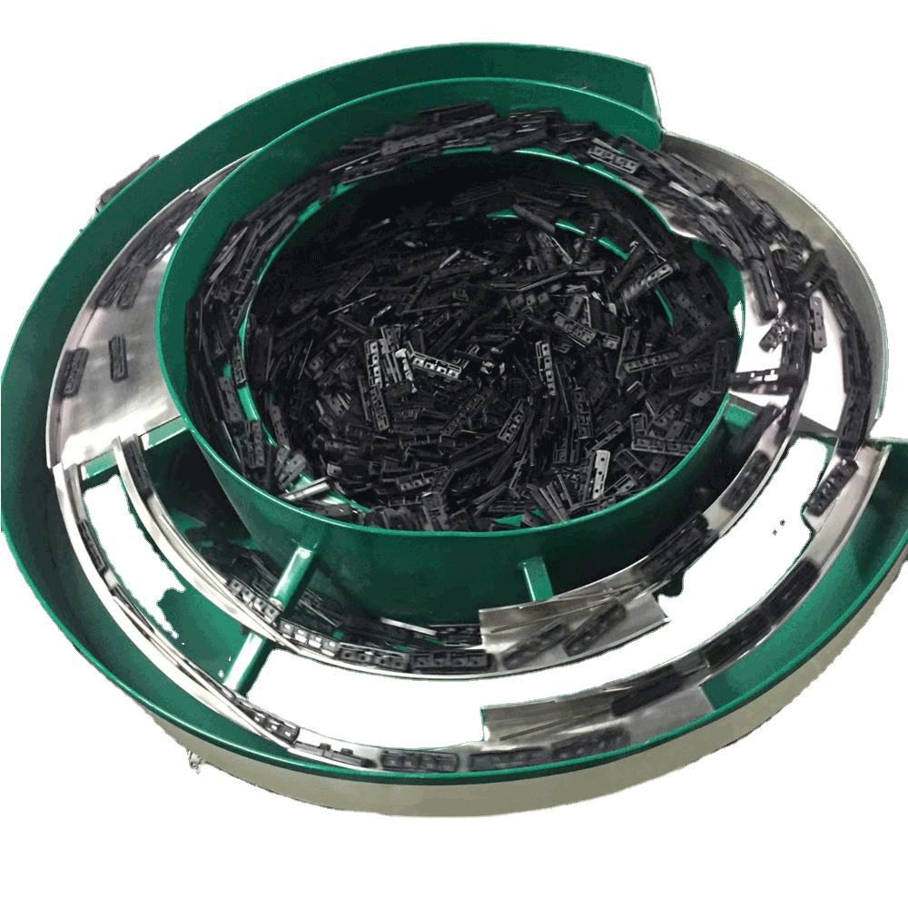 Multi-Track Vibration Plate Feeder for Factory Processing