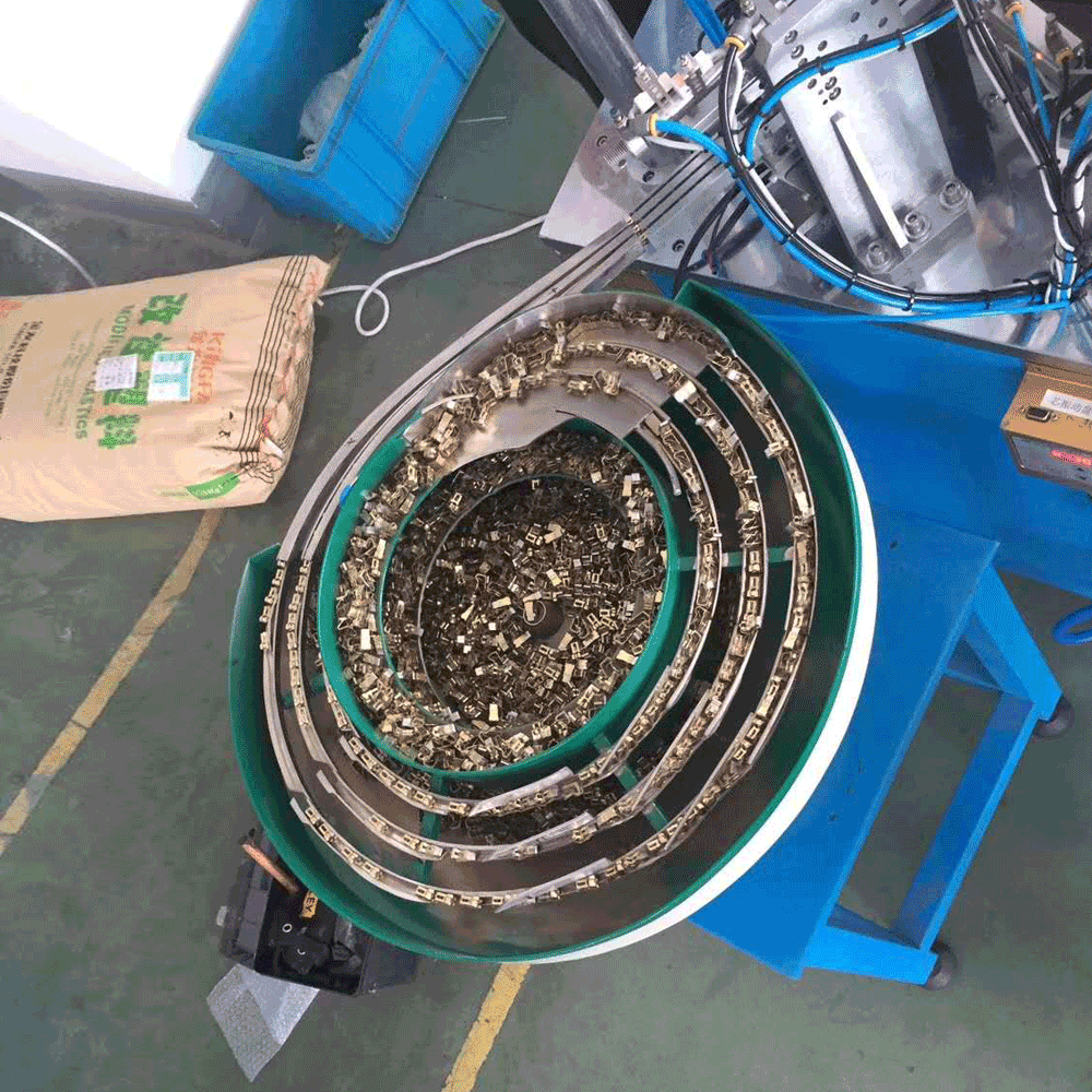 2-Line Feeding Rails Vibration Bowl Feeder