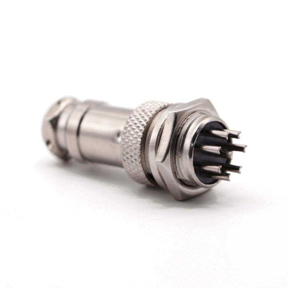 Aviation Plug M12-AK 6-Pin 2 7 8 9 10Pin Male Female Wire Panel Chassis ...
