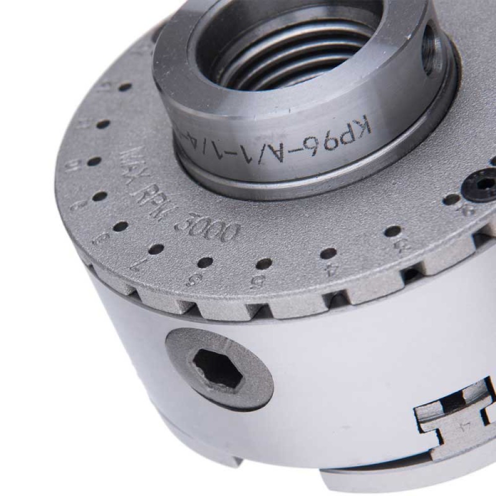 4Jaw Wood Lathe Chuck 4-Inch with M40x2 to 1-1/4''-8 Adapter