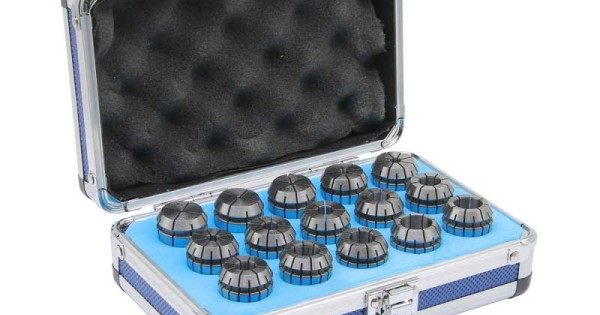 ER25 Collet 15 Piece English Set