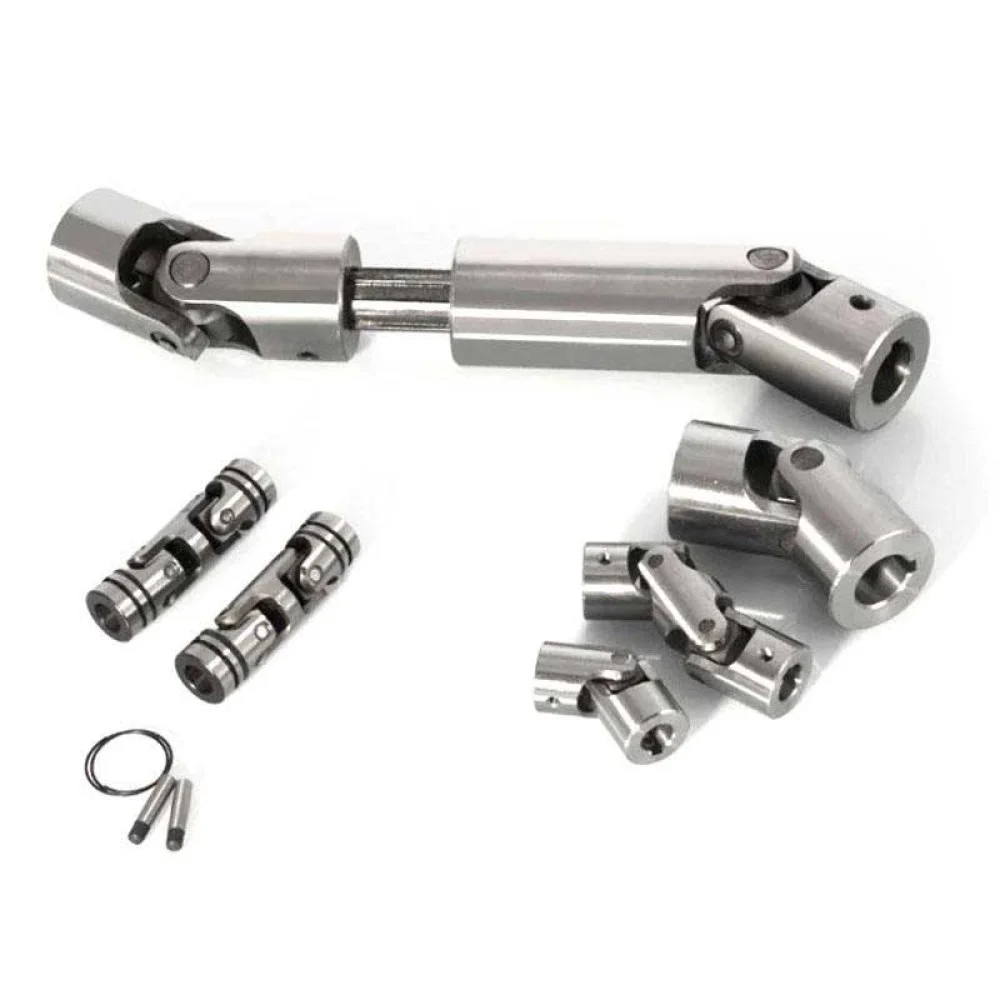 CNC Custom Stainless Steel Steering Single Double Universal U Joint Cardan Drive flexible Shaft ...