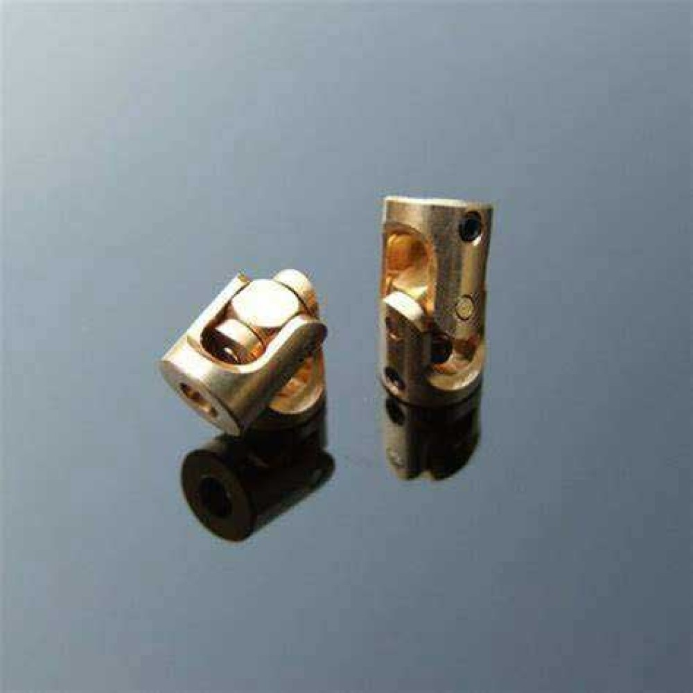 CNC machining Steering Mini Universal Joint Gold Cardan Drive Shaft ...
