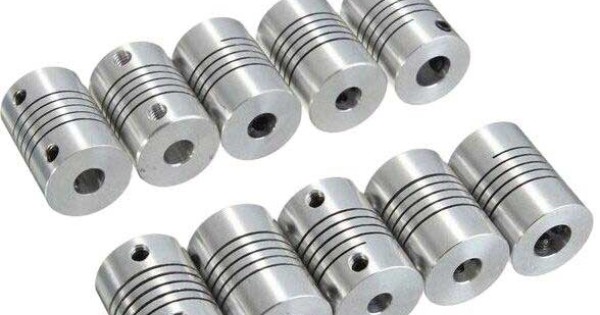 Custom CNC Aluminum Stainless Steel Flexible Rigid Clamp Shaft Coupling ...