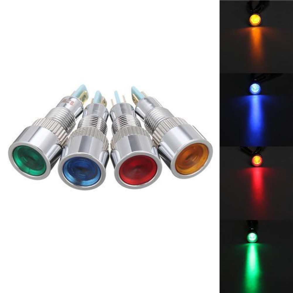 Metal LED Indicator Warning Light Lamp Pilot Panel