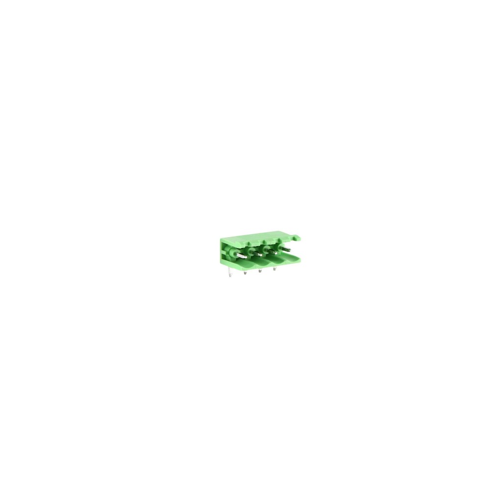 6741Pitch PCB Terminal Block Connector Angle Pin Green Color