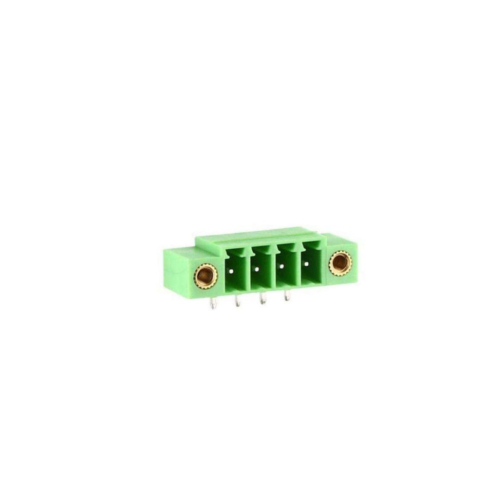 6763 Terminal Block Connector Angle Green Pluggable Type