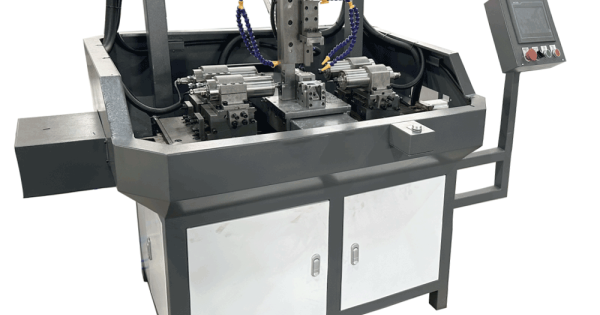 Multi-axis drilling and tapping of hardware die-casting