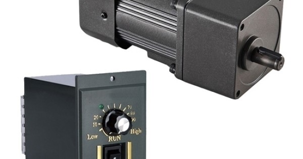 120W Single Phase AC Gear Motor, Speed Control