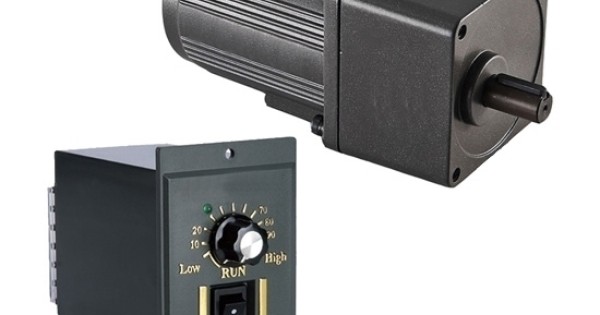 25W Single Phase AC Gear Motor, Speed Control