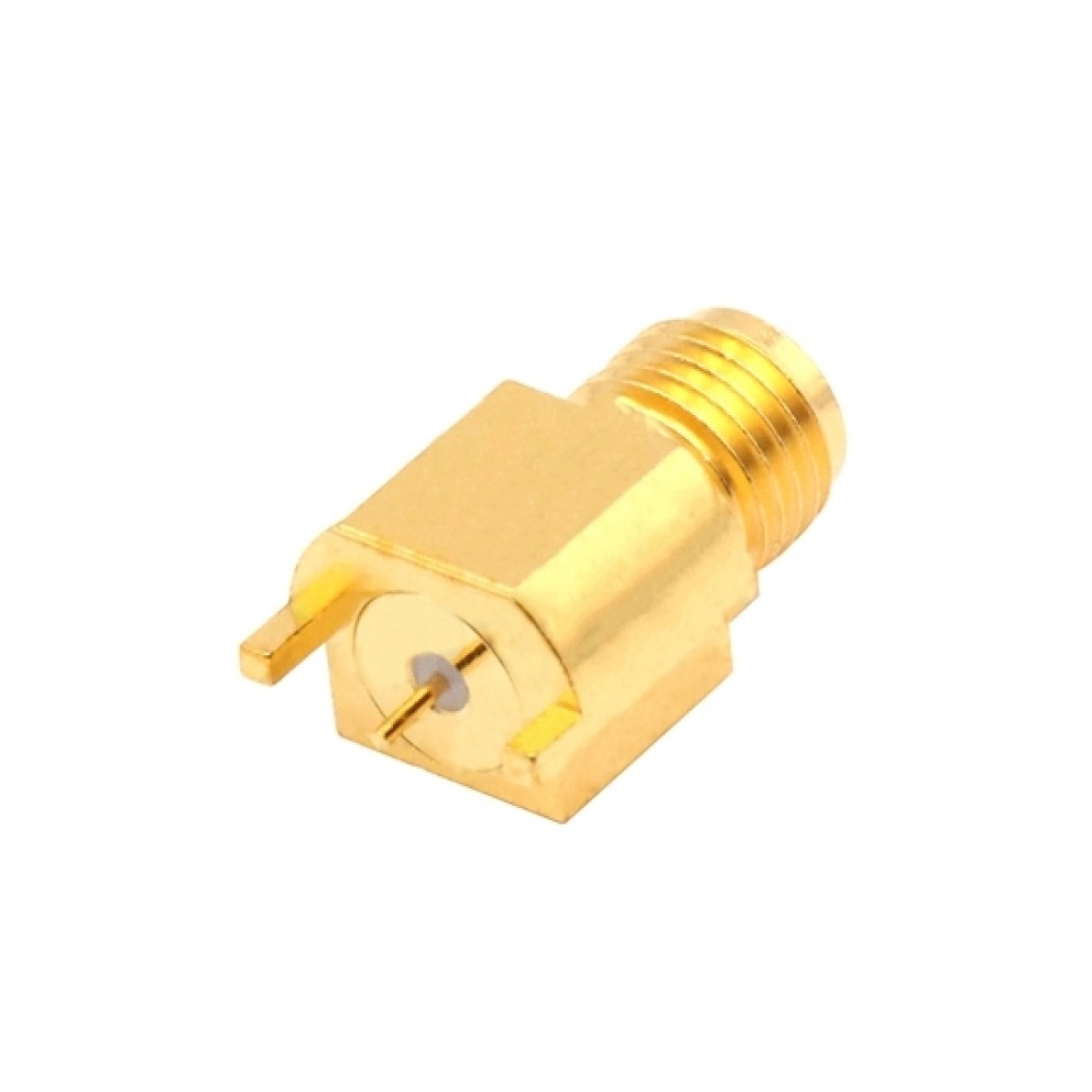 SMA Female RF Coaxial Connector PCB Mount