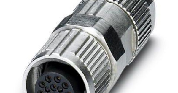 M12 12 Pole FEMALE Shielded (Piercecon® quick connect)