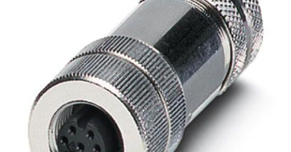 M12 8 Pole FEMALE Shielded (Screw Terminals)