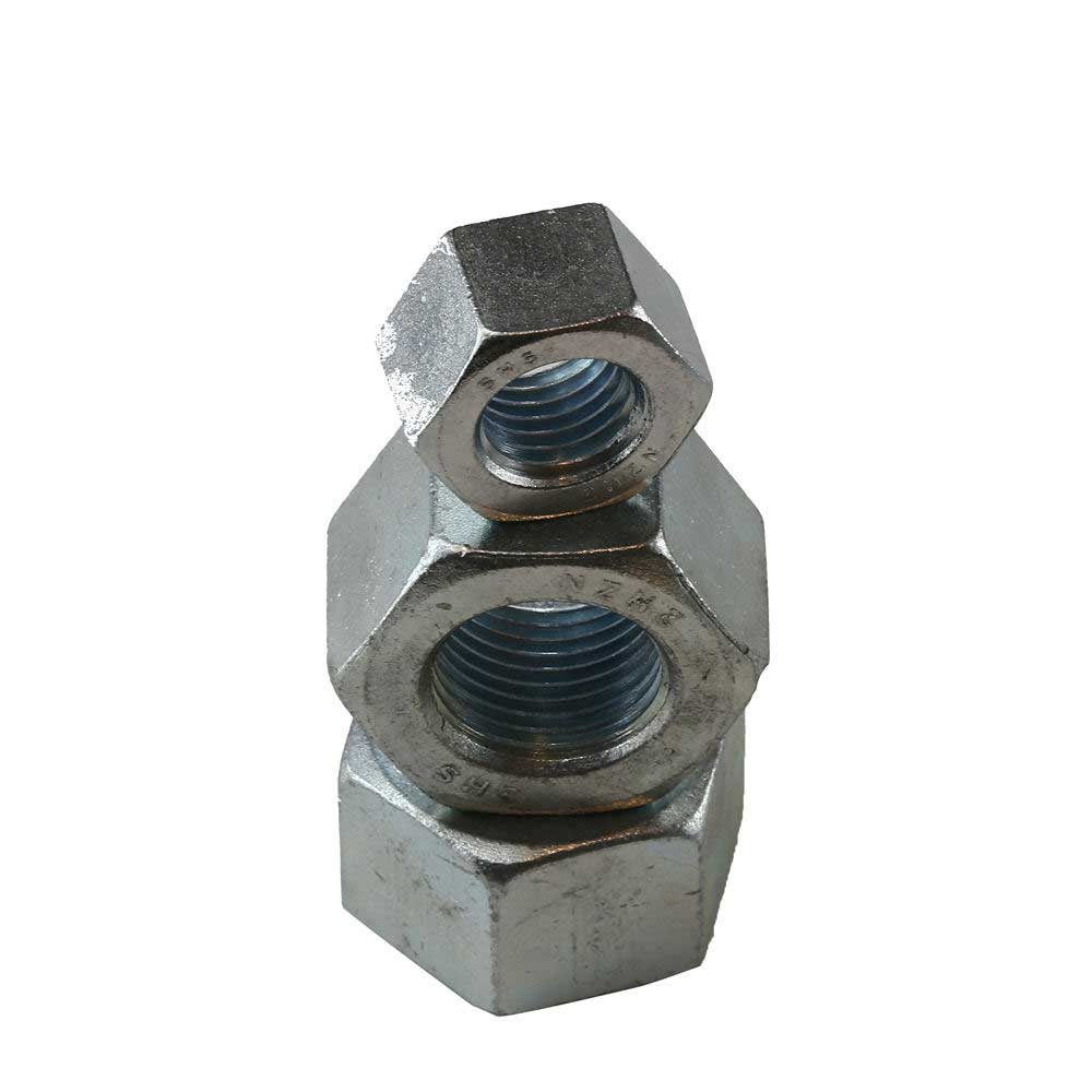 galvanize hex nut m12 fastening element galvanize coupling hex nut