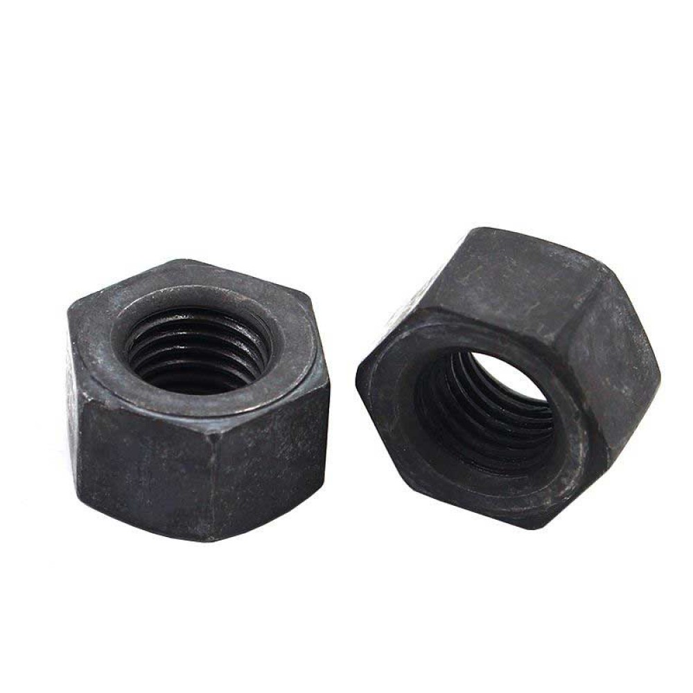 m6 hex nut astm a194 2h carbon steel hex nuts black for excavator