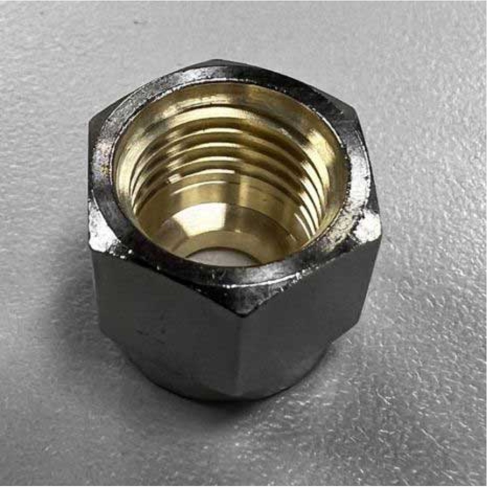 NPT Thread pipe silver coating 1/4 Tube fitting nut