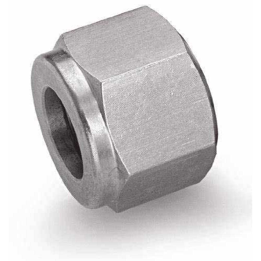 NPT Thread pipe silver coating 1/4 Tube fitting nut