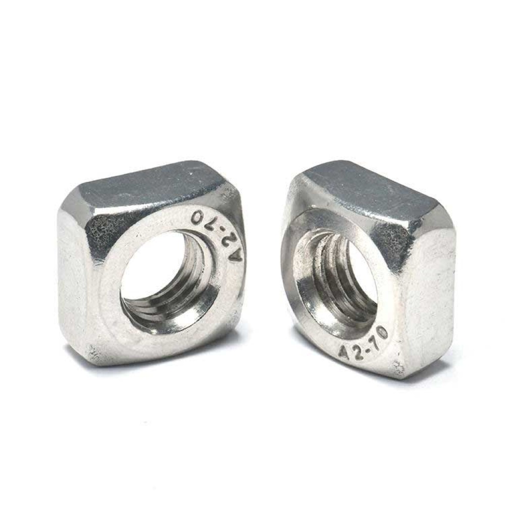 Bolt And Nut Square Female Square Corner Nut Chamfer Galvanized Carbon ...